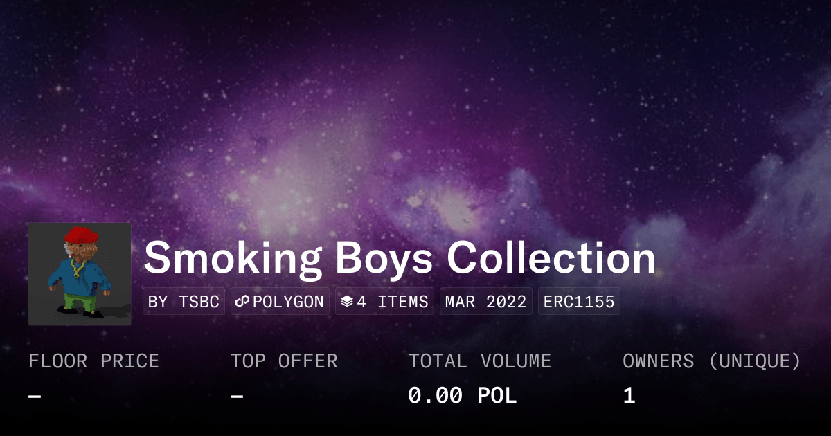 Smoking Boys Collection Collection Opensea