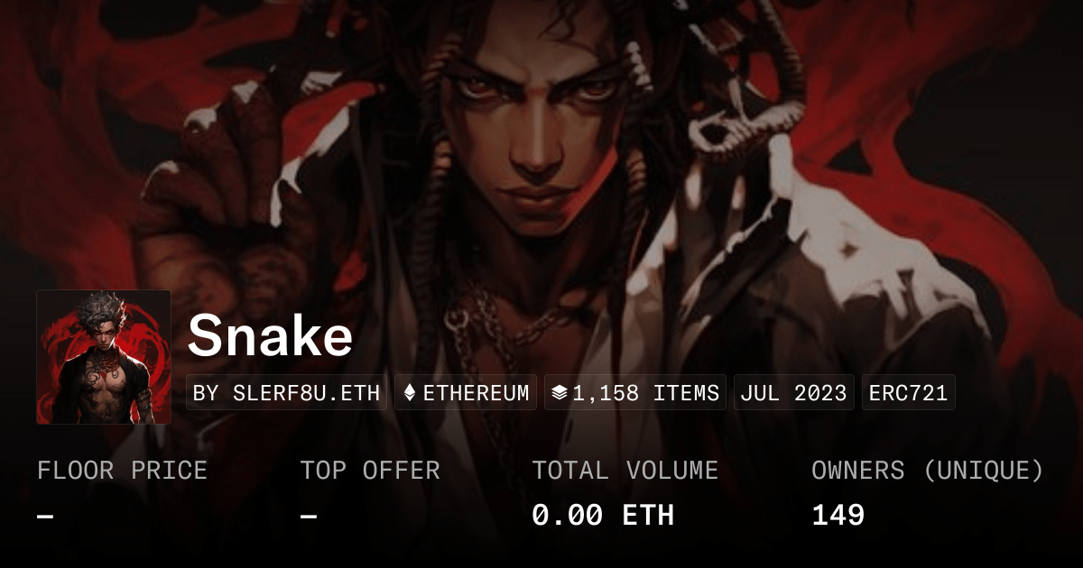 Snake Collection Opensea
