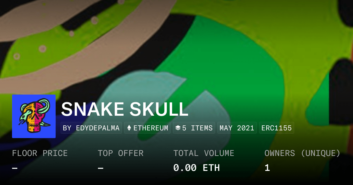 Snake Skull Collection Opensea