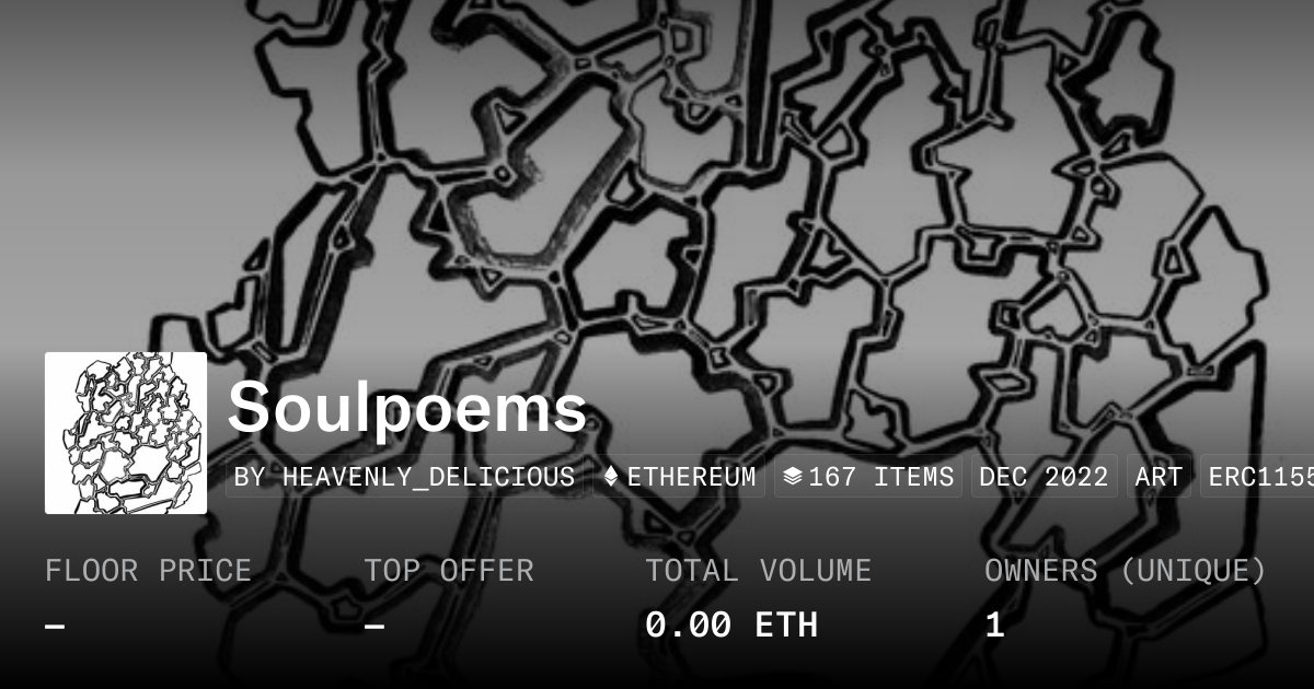 Soulpoems Collection Opensea