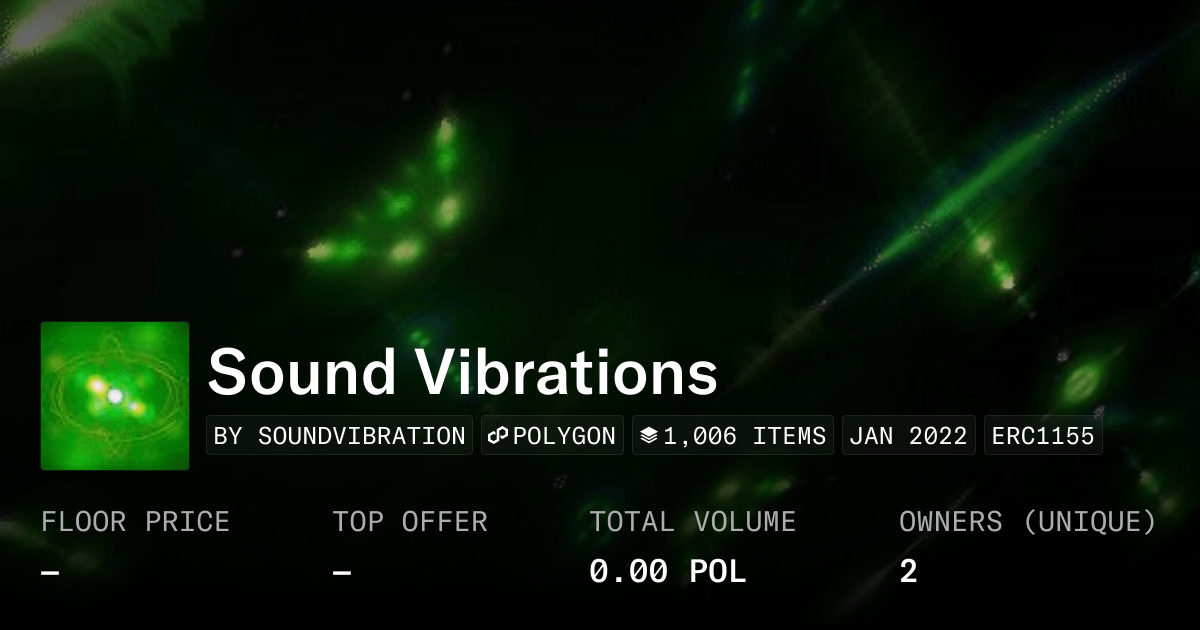 Sound Vibrations Collection Opensea