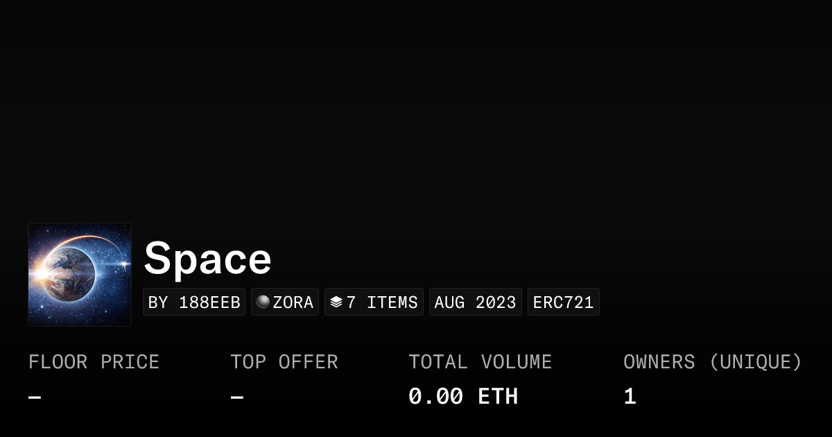 Space Collection Opensea