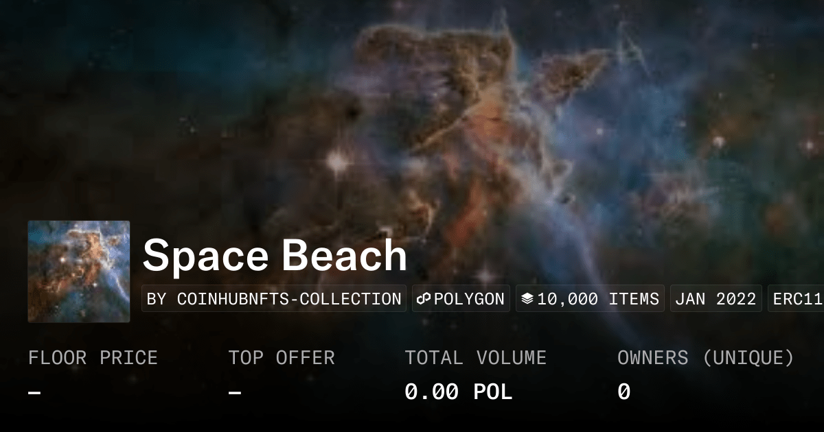 Space Beach Collection Opensea