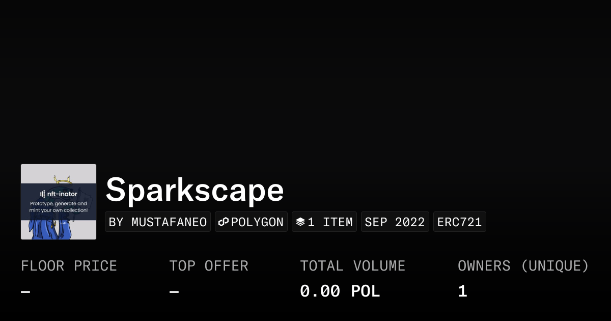 Sparkscape Collection Opensea