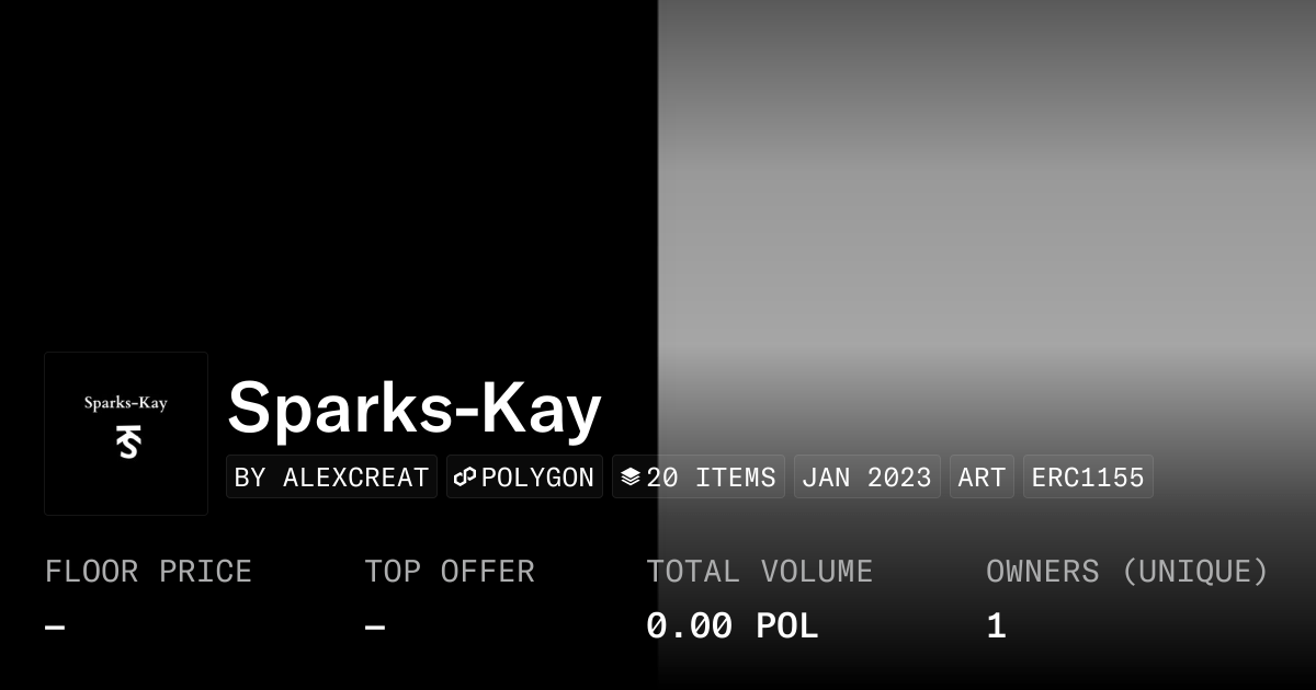 Sparks Kay Collection Opensea
