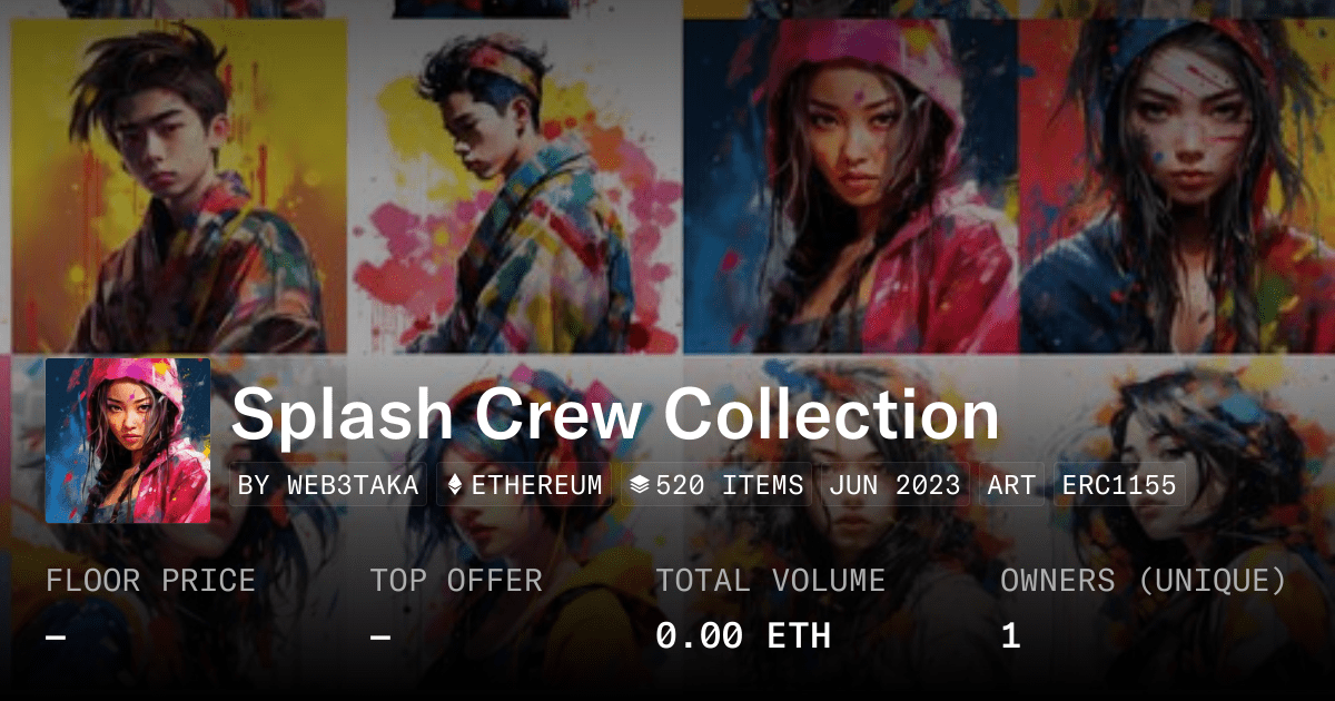 Splash Crew Collection Collection Opensea
