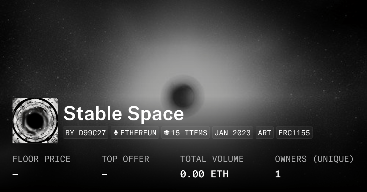 Stable Space Collection Opensea