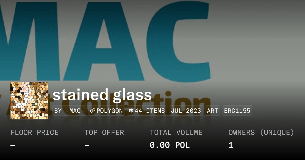 Stained Glass Collection Opensea