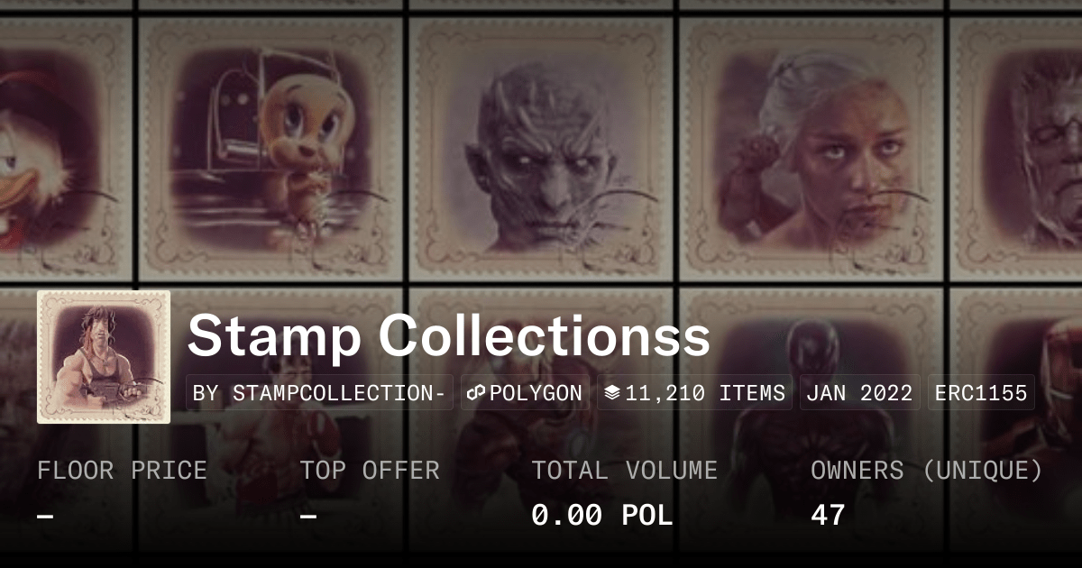 Stamp Collectionss Collection Opensea