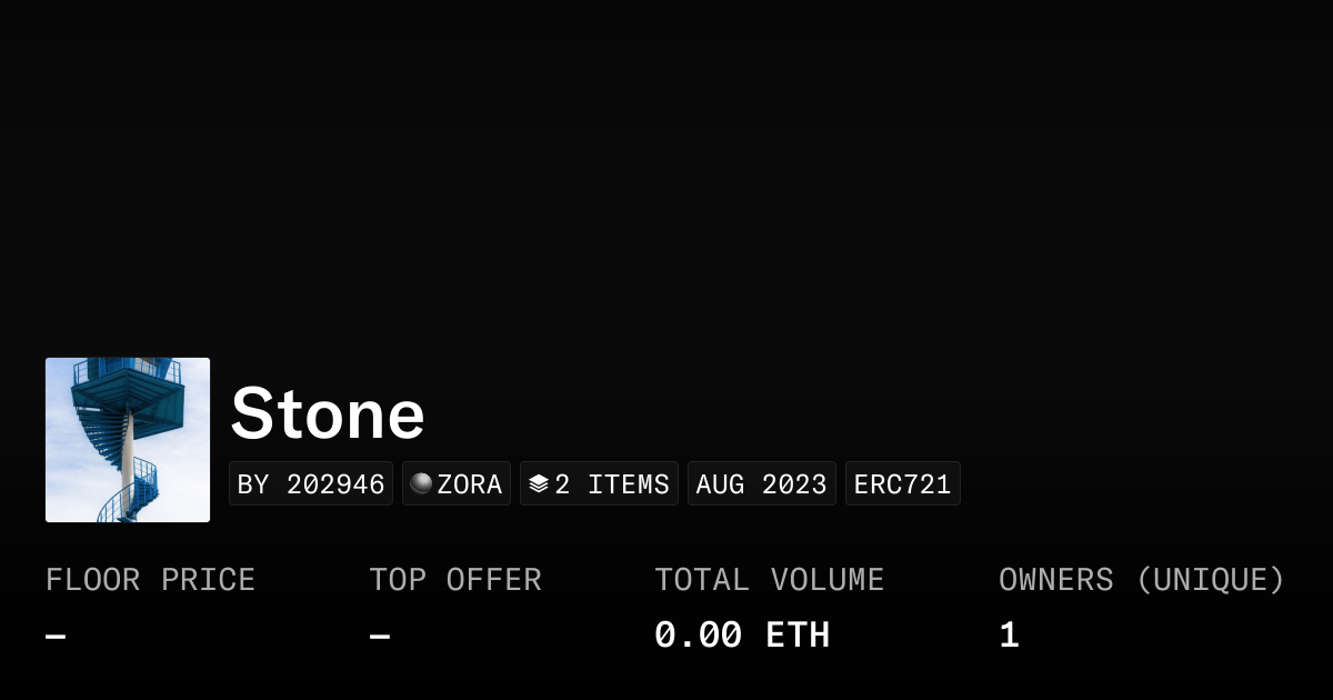 Stone Collection Opensea