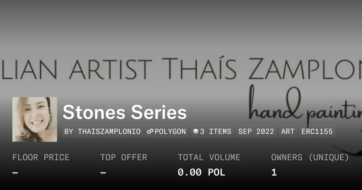 Stones Series Collection Opensea