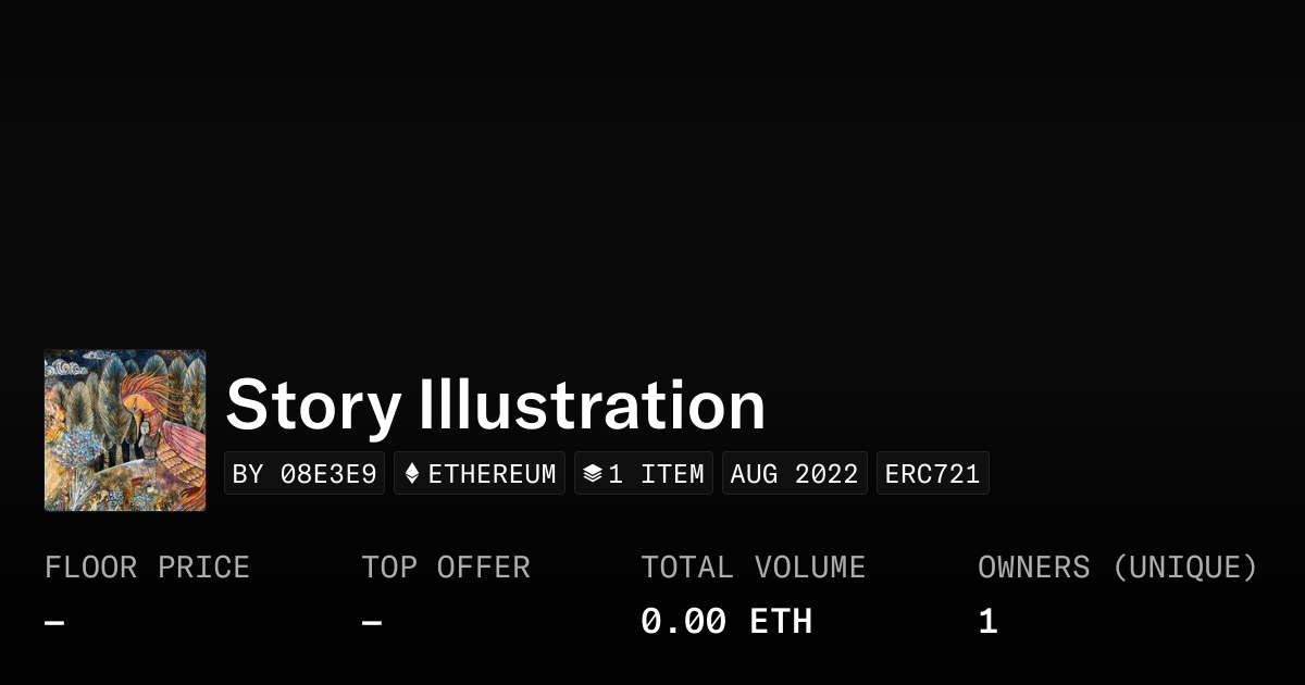 Story Illustration Collection Opensea