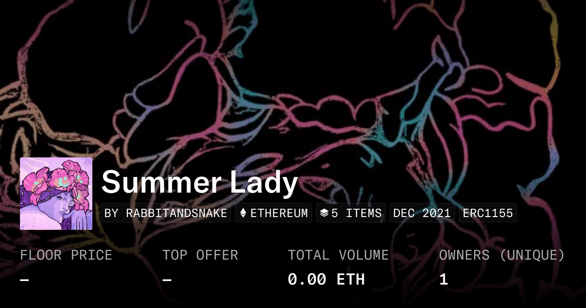 Summer Lady Collection Opensea