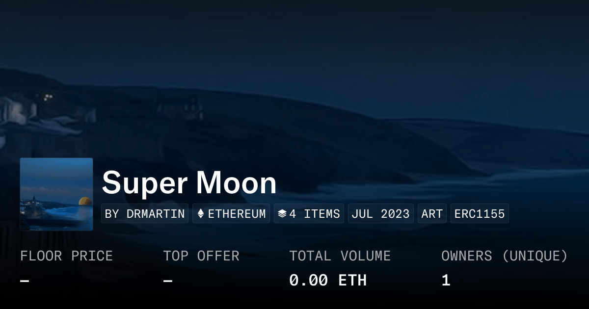 Super Moon Collection Opensea