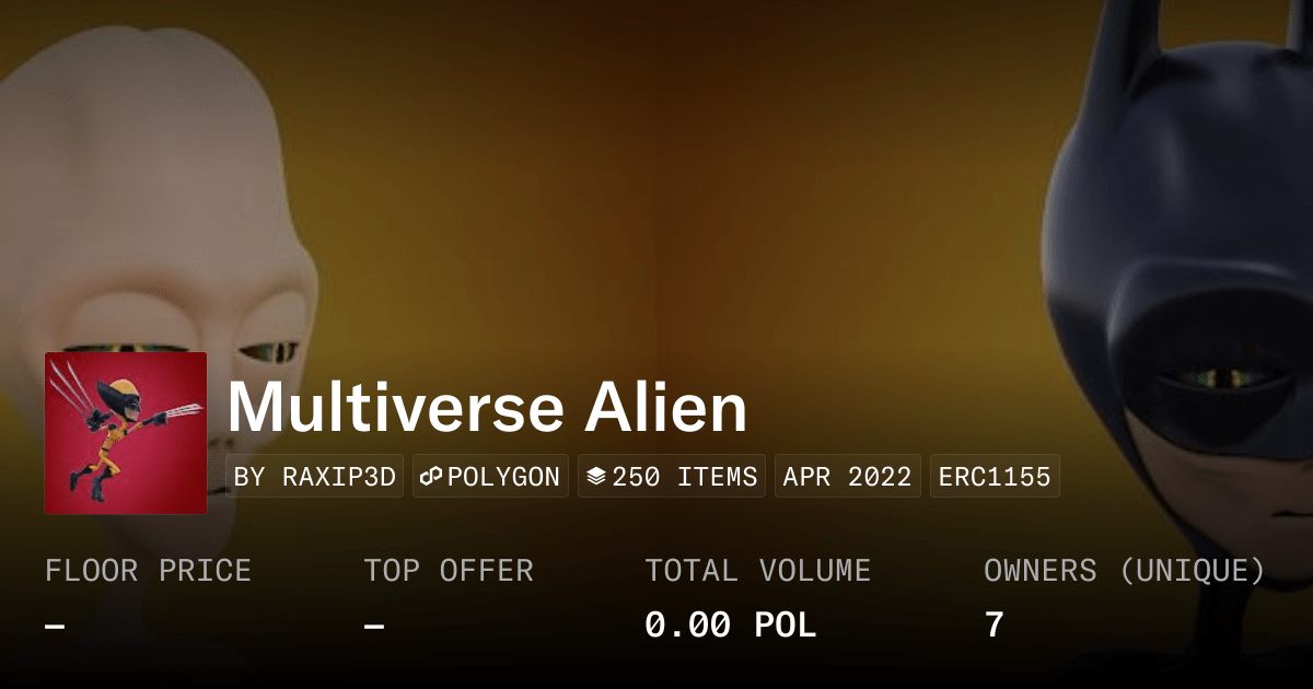 Multiverse Alien Collection Opensea
