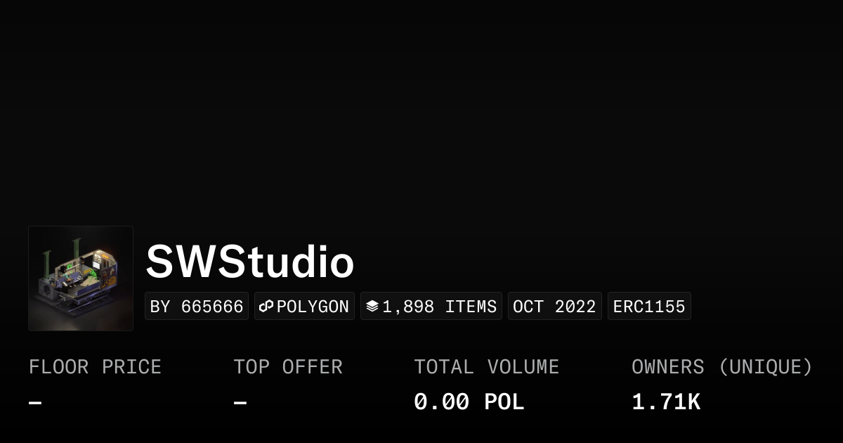 Swstudio Collection Opensea