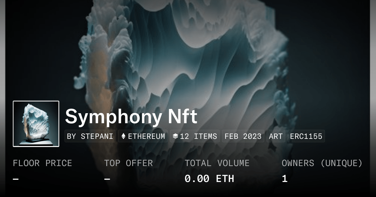 Symphony Nft Collection Opensea