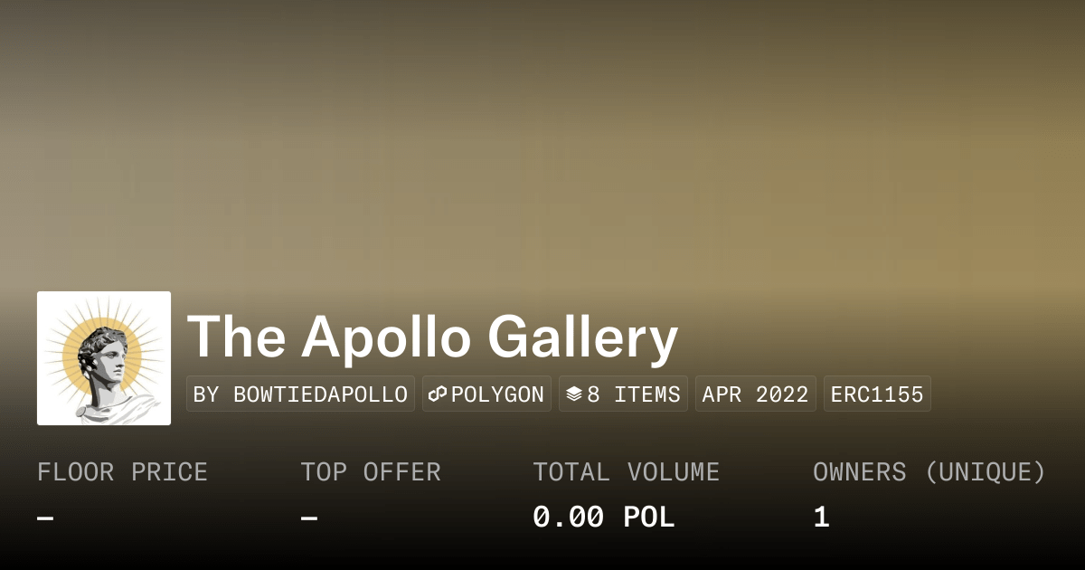 The Apollo Gallery Collection Opensea