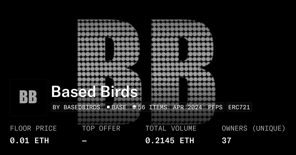 Based Birds Collection Opensea