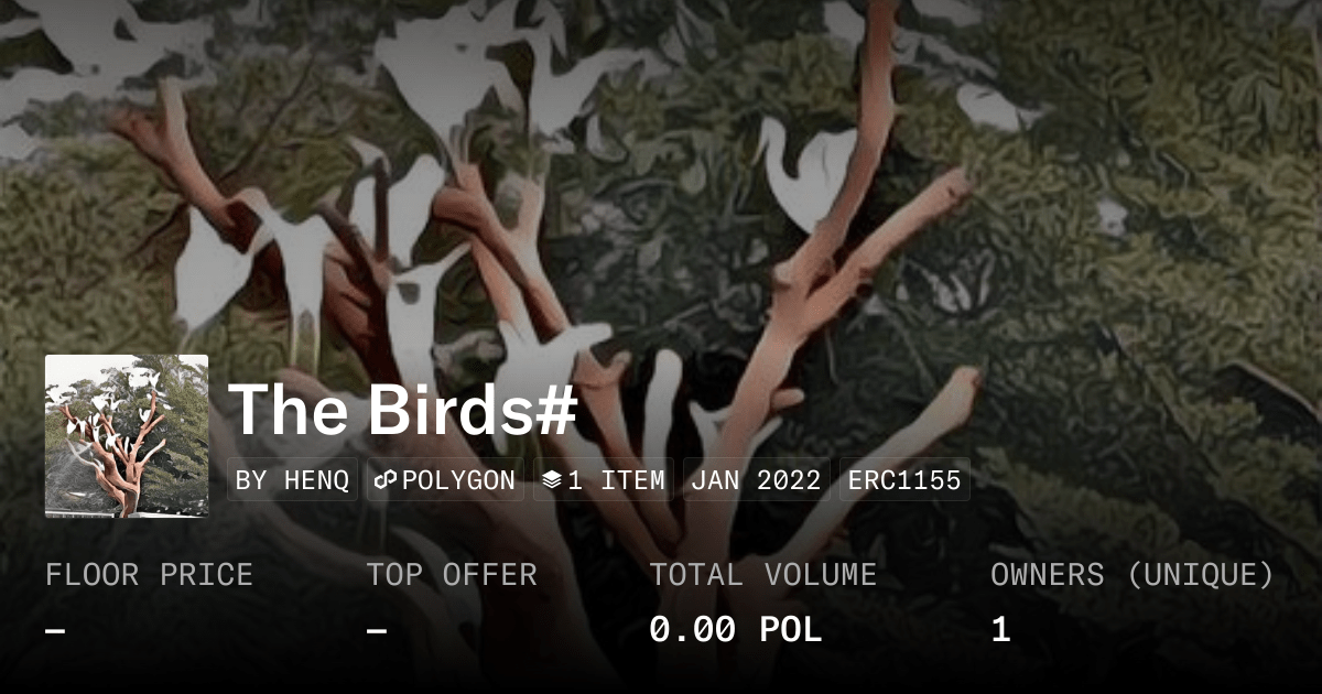 The Birds Collection Opensea