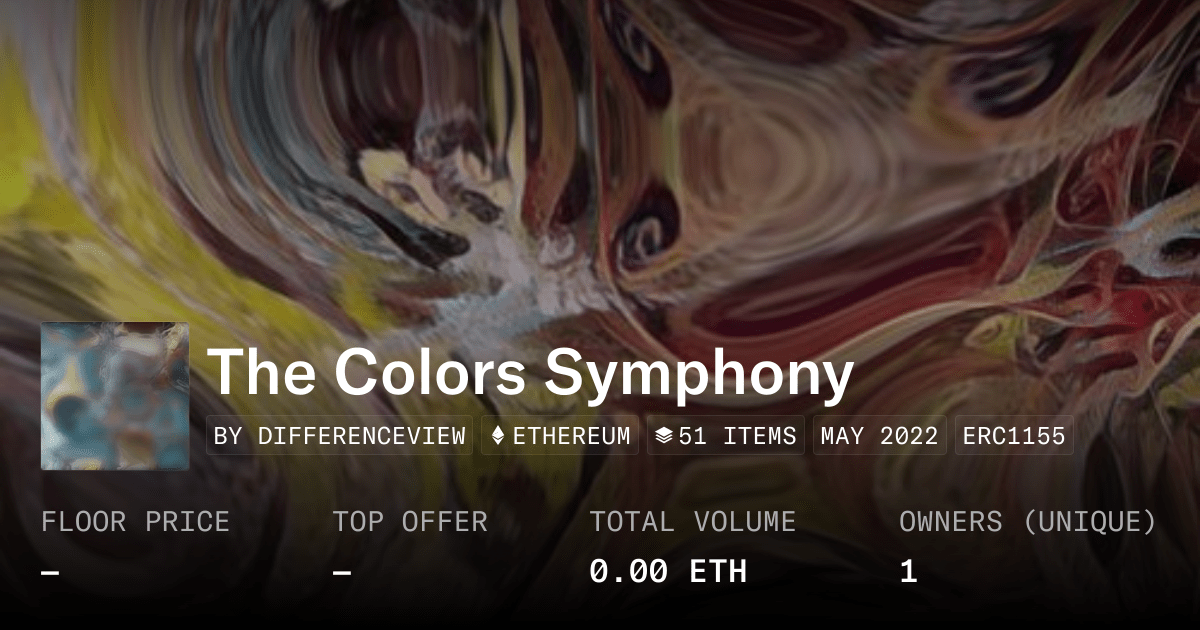 The Colors Symphony Collection Opensea
