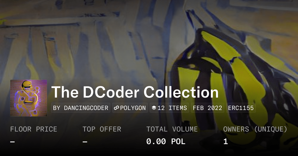 The Dcoder Collection Collection Opensea