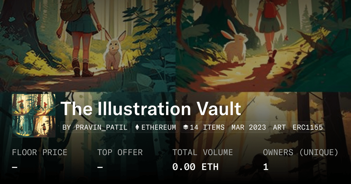 The Illustration Vault Collection Opensea