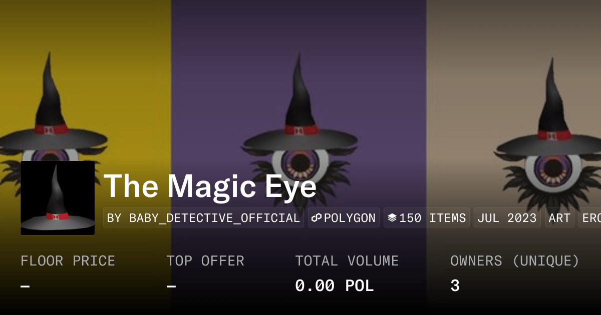 The Magic Eye Collection Opensea