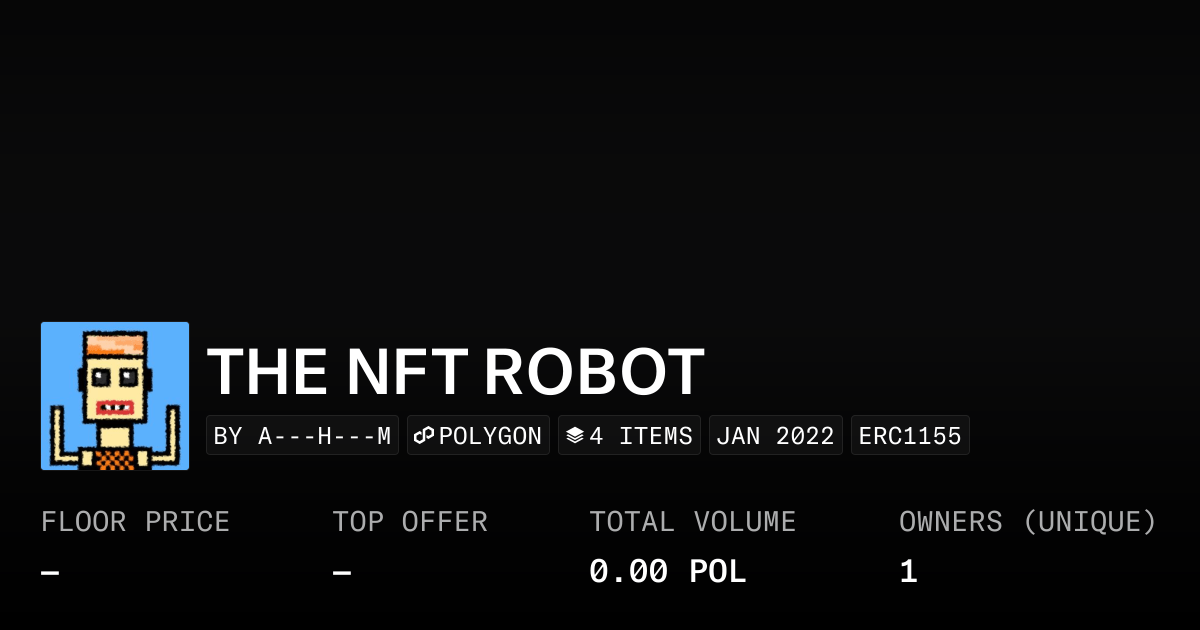 The Nft Robot Collection Opensea