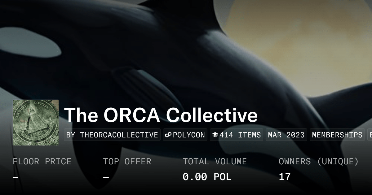 The Orca Collective Collection Opensea