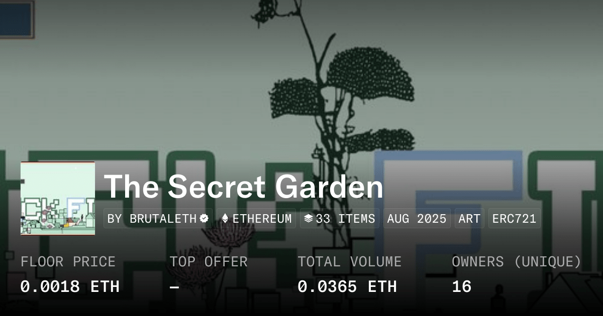 The Secret Garden Collection Opensea