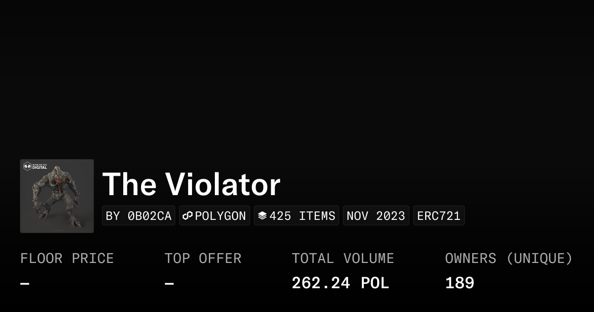 The Violator Collection Opensea