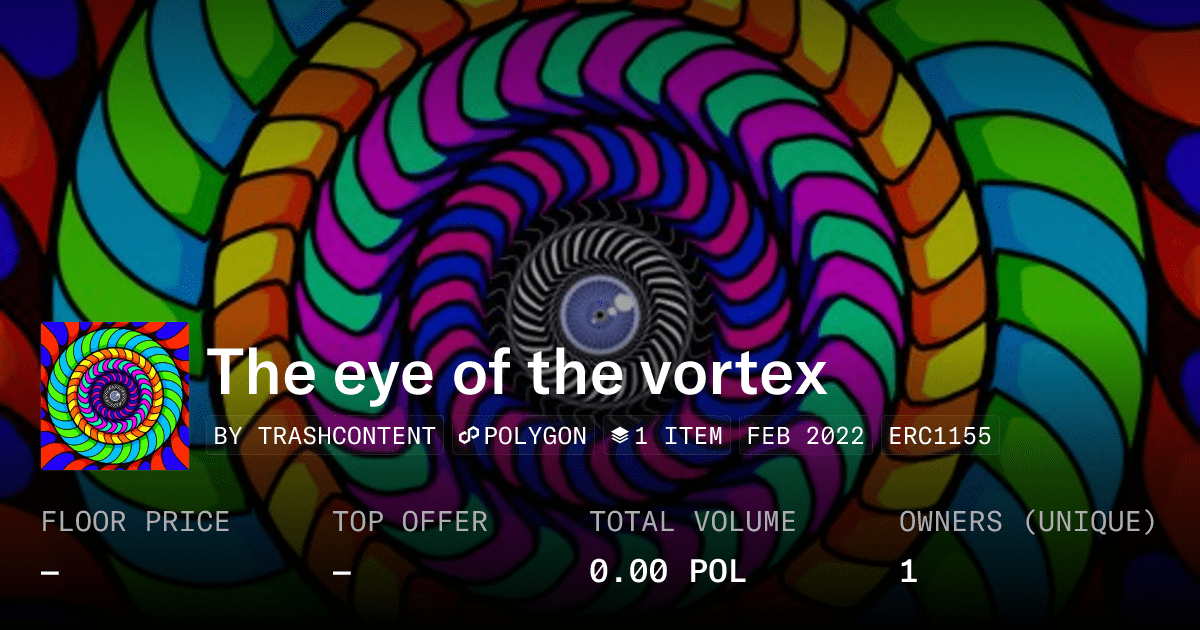 The Eye Of The Vortex Collection Opensea