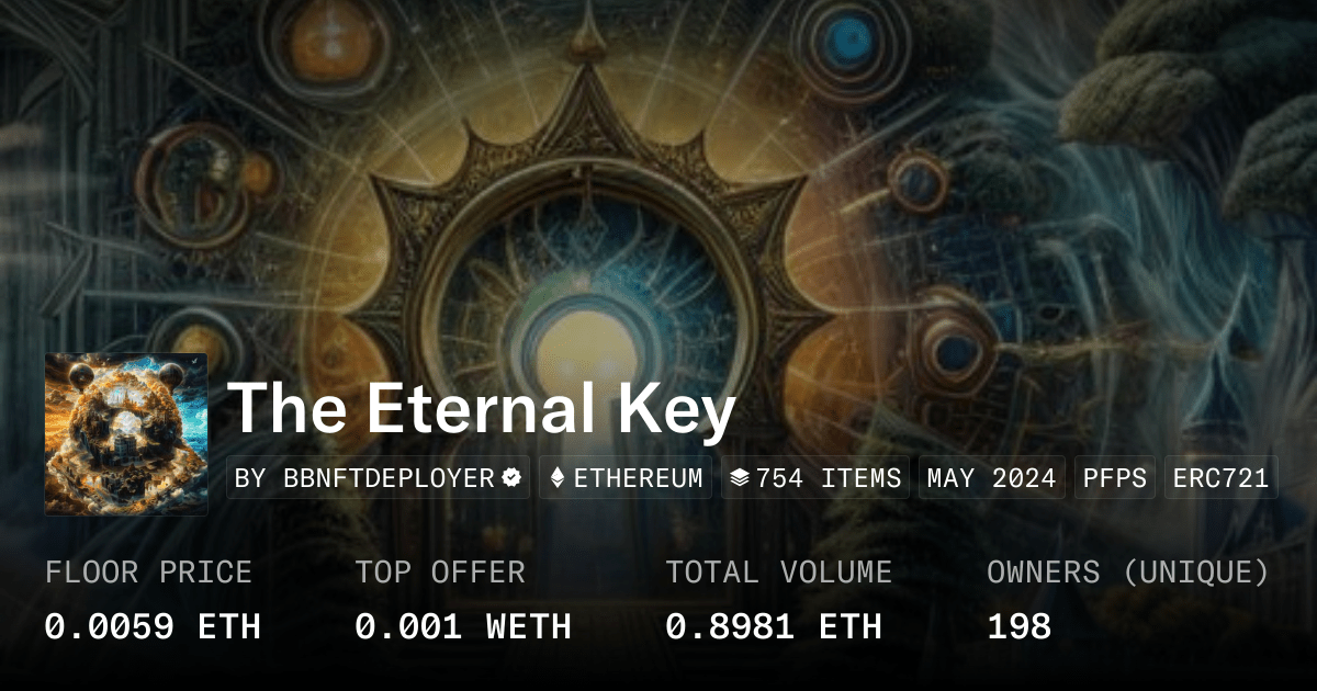 The Eternal Key Collection Opensea