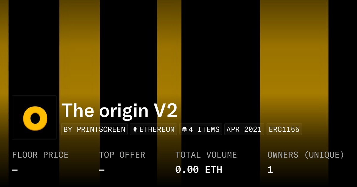 The Origin V2 Collection Opensea