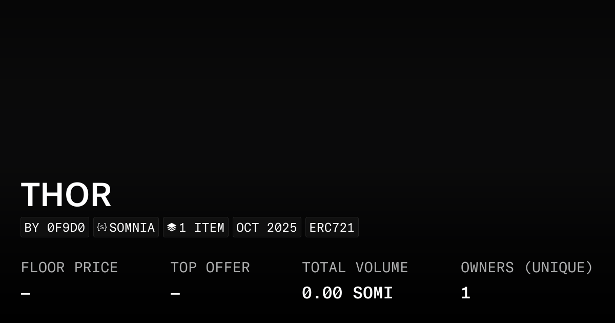 Thor Collection Opensea