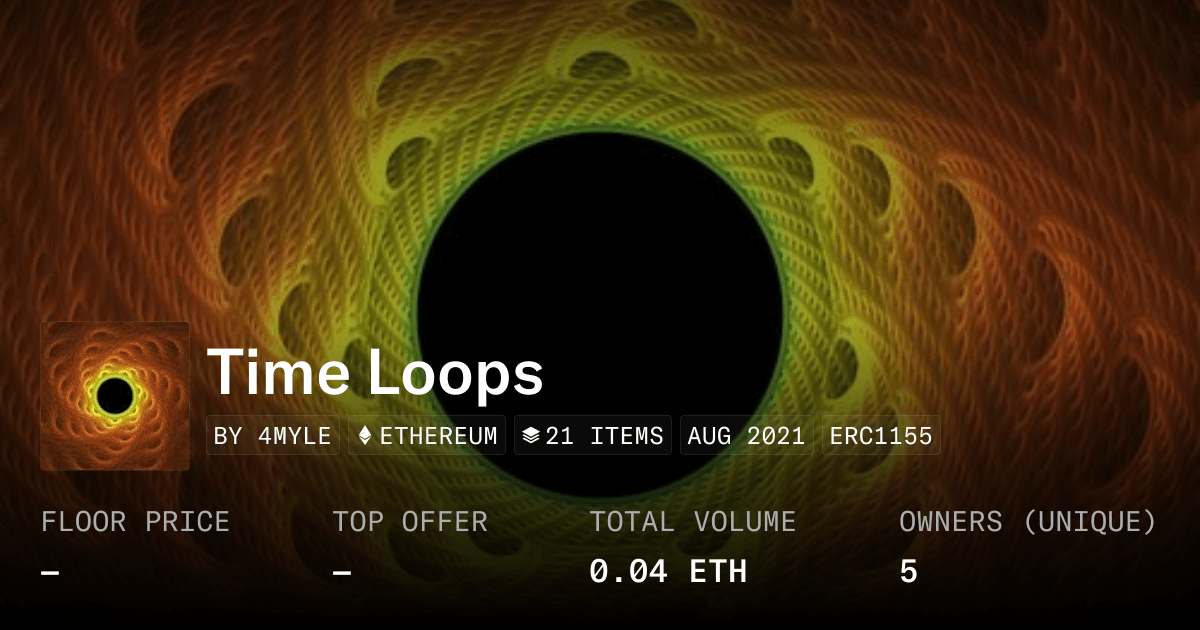 Time Loops Collection Opensea