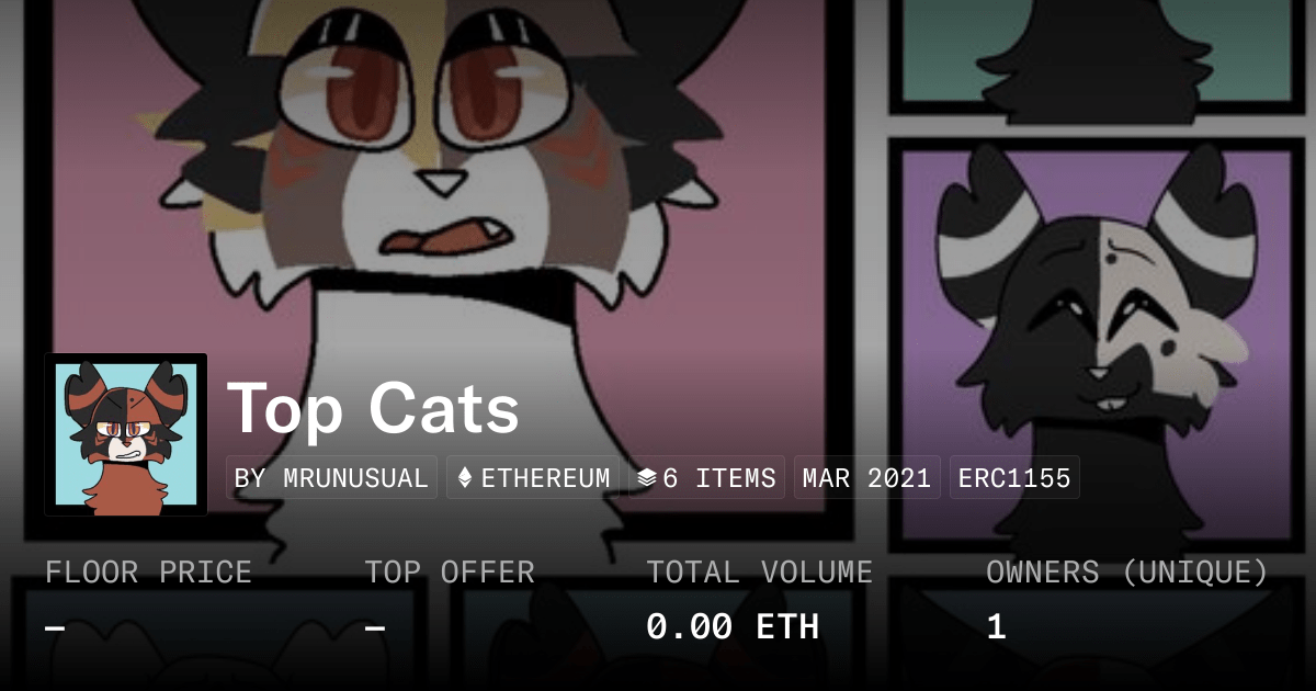 Top Cats Collection Opensea
