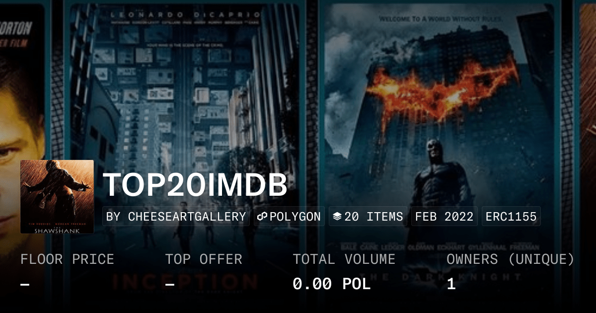 Top20imdb Collection Opensea