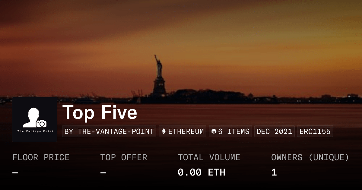 Top Five Collection Opensea