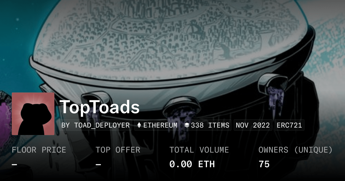 Toptoads Collection Opensea