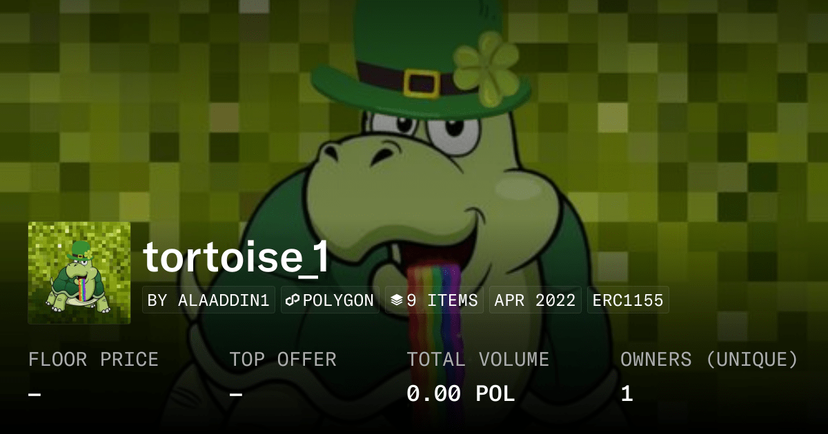 Tortoise 1 Collection Opensea