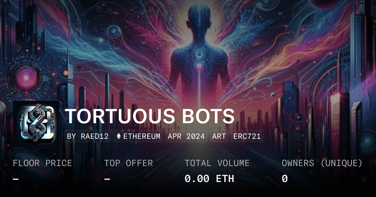 Tortuous Bots Collection Opensea