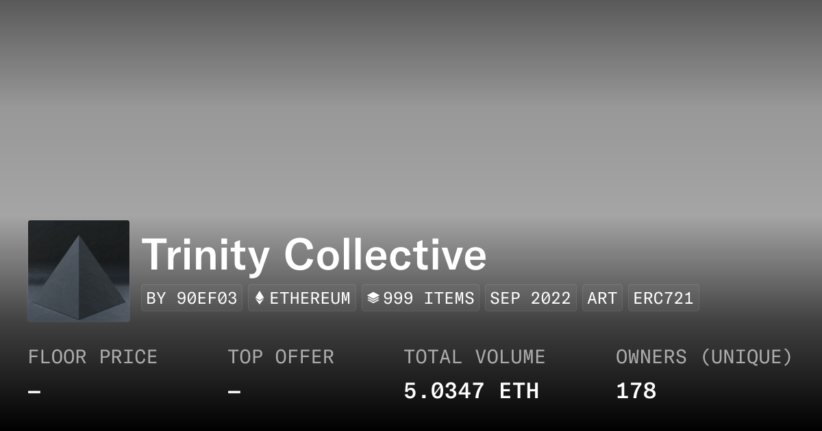 Trinity Collective Collection Opensea