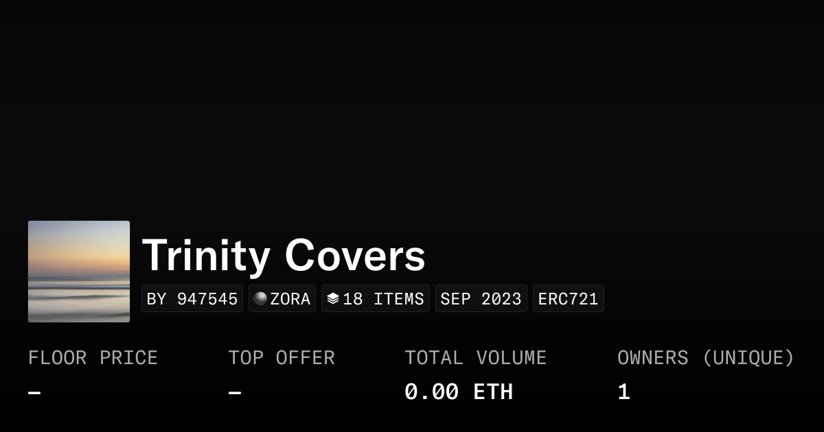 Trinity Covers Collection Opensea