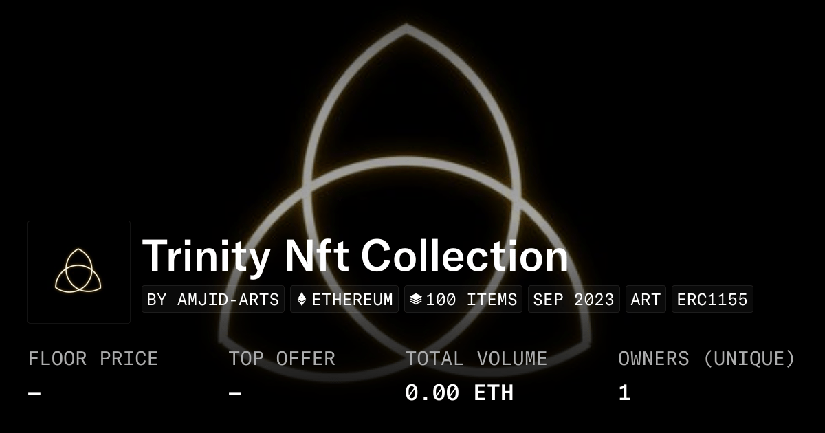 Trinity Nft Collection Collection Opensea