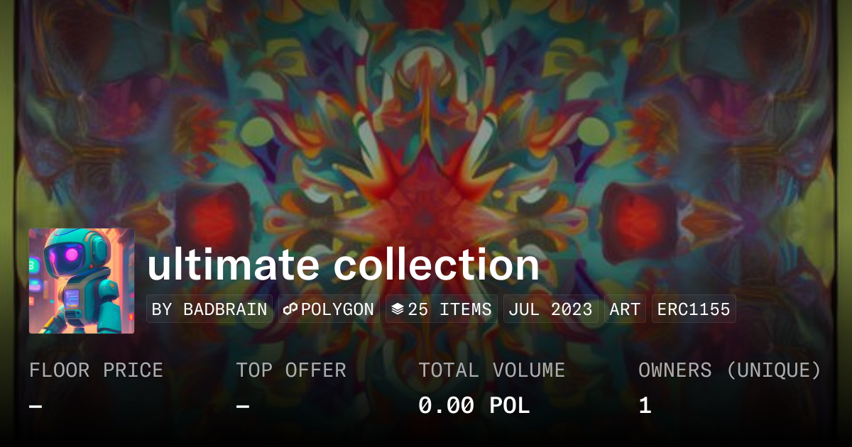 Ultimate Collection Collection Opensea