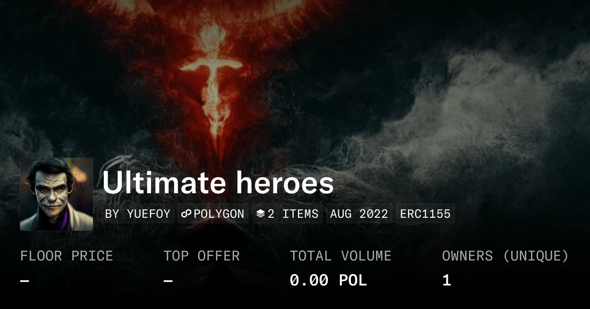 Ultimate Heroes Collection Opensea
