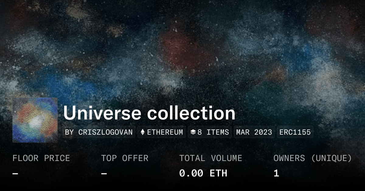 Universe Collection Collection Opensea