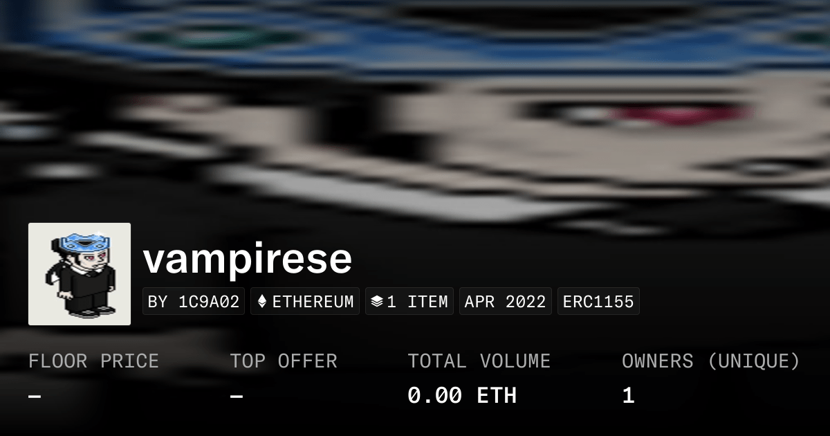 Vampirese Collection Opensea